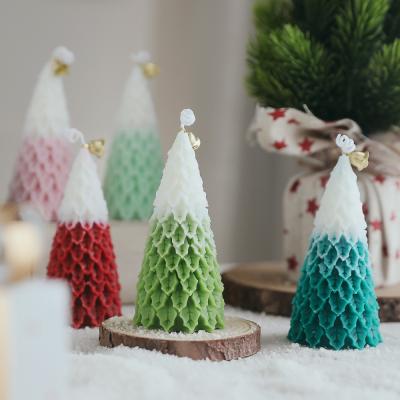 China Da cera luxuosa por atacado da soja da novidade da forma da árvore de Natal da CASA do AROMA vela Scented à venda