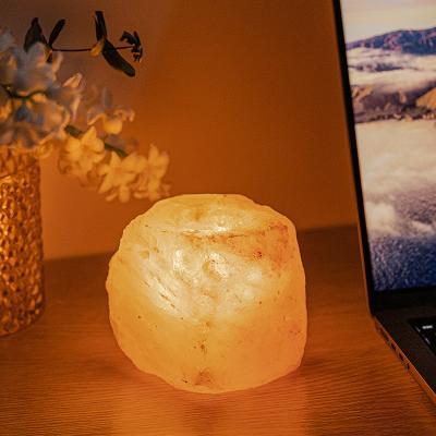 Cina Supporto di candela di Crystal Stone Rock Lamp Set 4 Tealight di aromaterapia per nozze in vendita