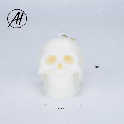Cina Il cranio fatto a mano della decorazione di Halloween della cera domestica creativa della soia ha sentito le candele in vendita