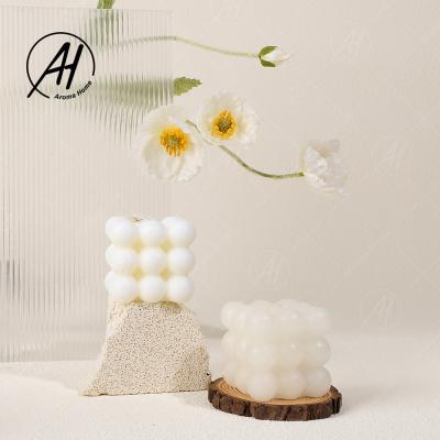 Cina Il vegano su ordinazione di aromaterapia ha sentito il cubo delle candele di angolo della cera della soia a forma di in vendita