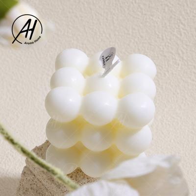 Cina Il vegano su ordinazione di aromaterapia ha sentito il cubo delle candele di angolo della cera della soia a forma di in vendita