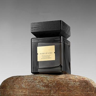 Cina Fragranza domestica di vetro nera di lusso Reed Diffuser 500ml del quadrato per la festa in vendita