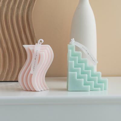 Cina Candela interna di forma del regalo di fragranza domestica geometrica su ordinazione S di aromaterapia piccola in vendita