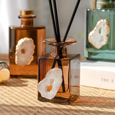 China Luxe Home Geur Air Freshener Private Label Glasfles Reed Diffuser Sets Te koop