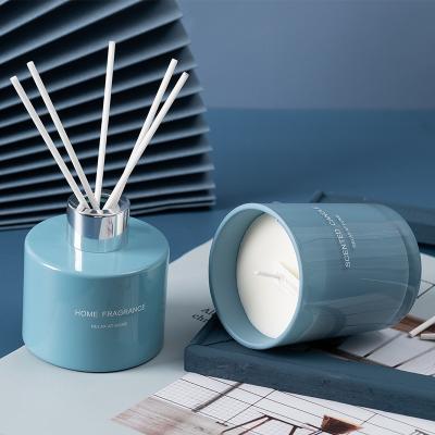China Bemerkte die Bijenwaskaars Reed Diffuser Home Fragrance Gift met Stokken 150g wordt geplaatst Te koop
