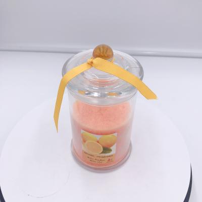 China Oem Organische Oranje Soja Was Bemerkt Mason Jar Candle voor Slaap Te koop