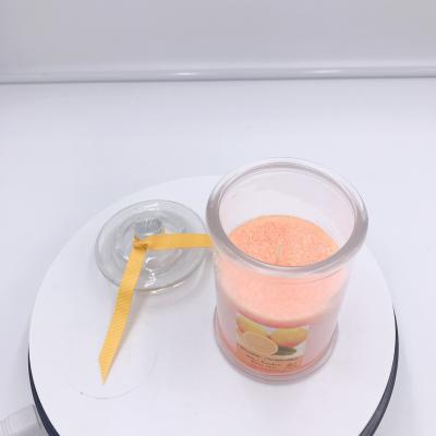 China Oem Organische Oranje Soja Was Bemerkt Mason Jar Candle voor Slaap Te koop