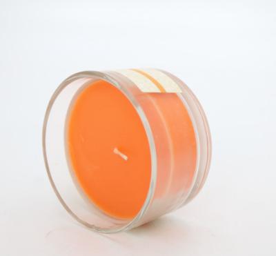 China As 3 onças de vidro clara reusável scented velas para a festa de anos dos feriados à venda