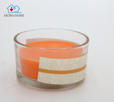 China As 3 onças de vidro clara reusável scented velas para a festa de anos dos feriados à venda