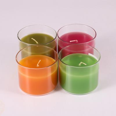 Cina La luce naturale dell'aroma di aromaterapia della cera paraffinica esamina in controluce 220G con il coperchio di bambù in vendita