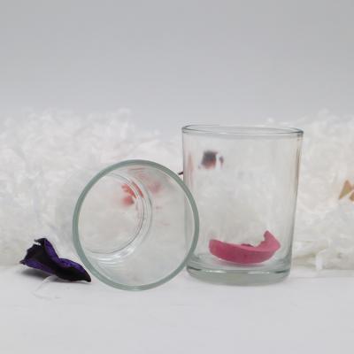 China Duidelijke van de de Kaarshouder van Glas Lege Tealight de Koppenkruiken 5.5x6.8 Te koop