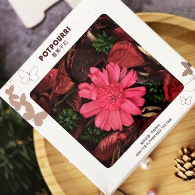 Cina L'OEM ha sentito Rose Petal Potpourri Dry Flower 110g per la primavera in vendita
