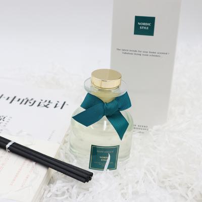 Cina Regalo di lusso di Reed Diffuser 126ml dell'aroma messo con il nastro verde e l'etichetta su ordinazione in vendita