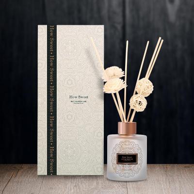 中国 Solaの花が付いている丸ビンのギフト セット香りのリードの拡散器贅沢な126ml 販売のため