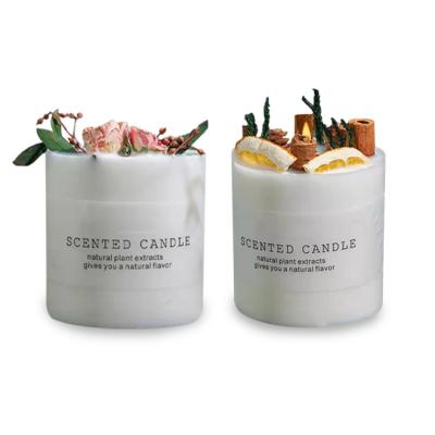 Cina La soia di Msds ha sentito i petali che l'aromaterapia ha asciugato gli insiemi 5oz del regalo della candela dei fiori in vendita