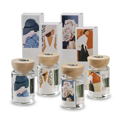 Cina Il regalo variopinto su ordinazione ha messo il profumo di lusso 120ml con l'aroma Reed Diffuser della scatola di CMYK in vendita