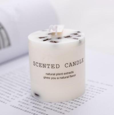 Cina I prodotti naturali dell'aroma dell'olio essenziale della lavanda hanno sentito le candele della colonna arrotondano e quadrato in vendita