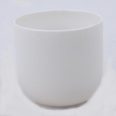 Cina il bianco normale 7oz ha sentito il vaso ceramico naturale della candela della soia per dormire in vendita