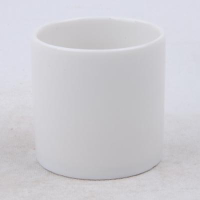 Cina il bianco normale 7oz ha sentito il vaso ceramico naturale della candela della soia per dormire in vendita