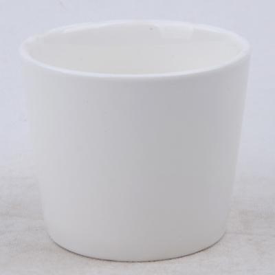 Cina il bianco normale 7oz ha sentito il vaso ceramico naturale della candela della soia per dormire in vendita