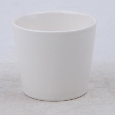Cina il bianco normale 7oz ha sentito il vaso ceramico naturale della candela della soia per dormire in vendita