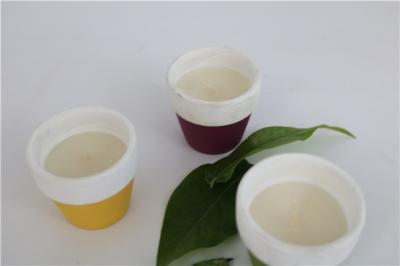 Cina Candele di vetro personali della soia della lavanda del barattolo della candela del nero di 7oz MSDS per la decorazione interna in vendita