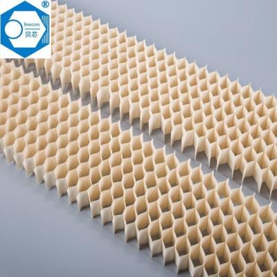 China White 25mm Paper Honeycomb Core For Furniture And Door Filling Flame Retardant for sale