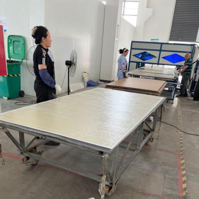 China 1000 - 4500g/Min Automatic Gluing Machine For Making Honeycomb Panels for sale