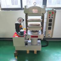 China 25T High Control Accuracy Plate Vulcanizing Press 350x350mm Hot Plate 7.2kW for sale