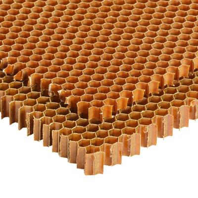 China Standard Size 1220x2440mm Domestic Nomex Honeycomb Core Fiber Materials for sale