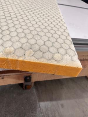 China Side Length 6~15mm Aluminum Honeycomb Core With Foam Materials for sale