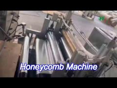 Fully automatic stacking gluing machine fully enclosed used for ALU honeycomb core