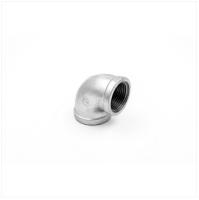 China DN15 Galvanized Iron Grooved 90 Degree Elbow Pipe Fitting 1/2 Inch Thread 1.6MPa for sale