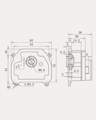 Cina DC3.6V ha innestato il motore sincrono, sostituzione DC5V/DN15 del motore della valvola di zona in vendita