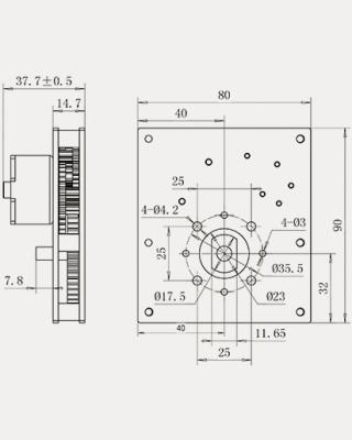 中国 DN80管の電気Synchron弁モーター、DC5Vは同期電動機を連動させた 販売のため