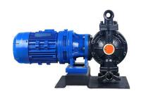 China Polypropylene Electric Double Diaphragm Pump 3 Inch 70m Head Motor Driven for sale