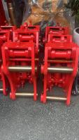China Hydraulic Mechanical Excavator Quick Coupler for 3-45 Ton Machines with Large Bore Hook Safety Design for sale