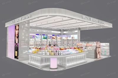 China Customized Mini Retail Beauty Kiosk Store Display Furniture for sale
