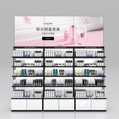 China Translucent Shop Retail Shelving Skincare Display Shelves Display Cabinet for sale