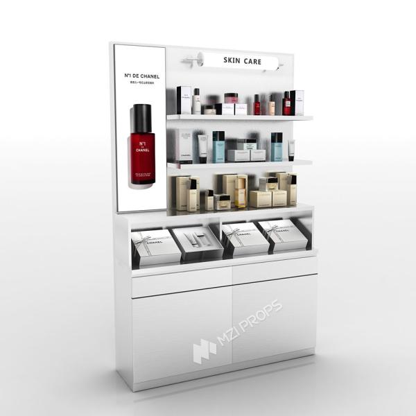 Quality Stainless Steel Retail Jewelry Display Cases Glass Shop Counter Display Cabinet Multilayer Rack for sale