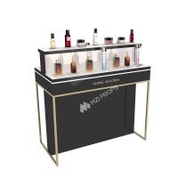 Quality Cosmetic Makeup Display Stands Counter Furniture Double Sided OEM for sale