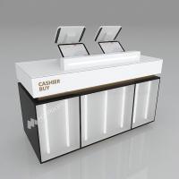 Quality Beauty Cosmetic Jewelry Store Display Showcase Checkout Counter Table Furniture for sale