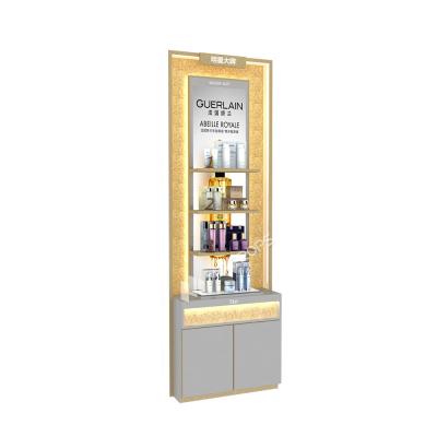 China Luxury Cosmetic Store Retail Makeup Display Showcase For Exhibition for sale