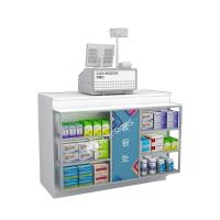Quality Retail Pharmacy Shelving Systems Units Gondola Decoration Customized for sale