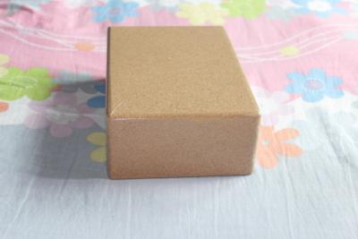 China Bloque de yoga con material de corcho, bloque de corcho para el ejercicio de yoga en venta