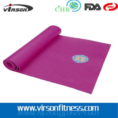 中国 Yoga & Pilate Type Wholesale 3mm-10mm PVC Embroidered yoga mats 販売のため