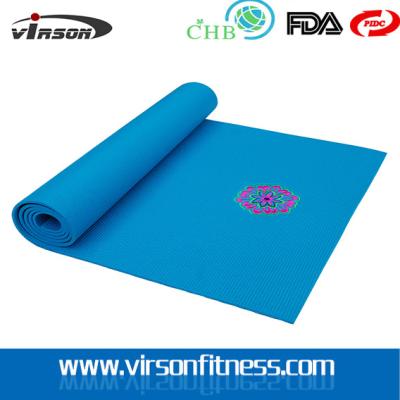 中国 Yoga & Pilate Type Wholesale 3mm-10mm PVC Embroidered yoga mats 販売のため