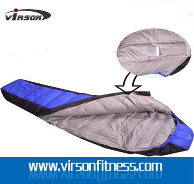 China waterproof new stype 18 Degree C / 0 Degree F Flannel Lined Cheap Sharp Sleeping Bag -15 Degree for adult camping for sale