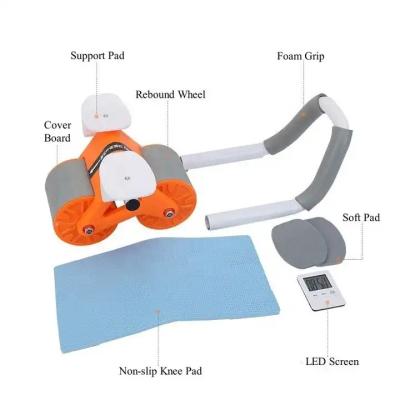 中国 New Roller With Elbow Support Abdominal Exercise Roller Wheel For Core Trainer Automatic Rebound Ab Wheel Roller 販売のため