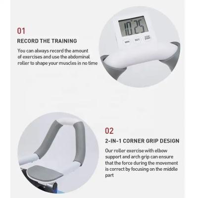 中国 New Roller With Elbow Support Abdominal Exercise Roller Wheel For Core Trainer Automatic Rebound Ab Wheel Roller 販売のため